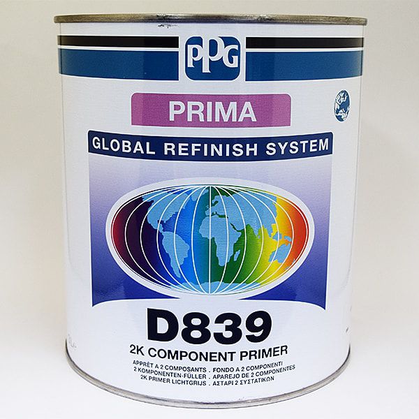 PPG D839プリマ2Kプラサフ 3L D839 [D839S] - 16,720円 : ミキペイント イサム塗料正規代理店。ウレタン塗料・カスタムペイント専門店ならではの知識で提供します！